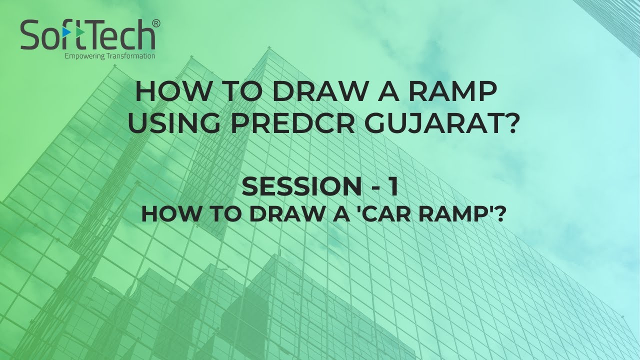 How to draw a ramp using PreDCR Gujarat? Session -1 How to draw a ‘Car ...