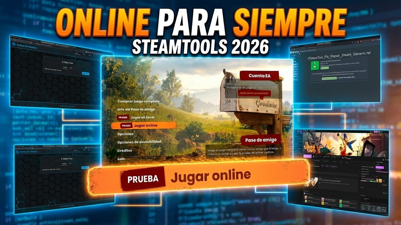 ¿JUGAR ONLINE con SteamTools en 2026? ¡SÍ SE PUEDE! - YouTube