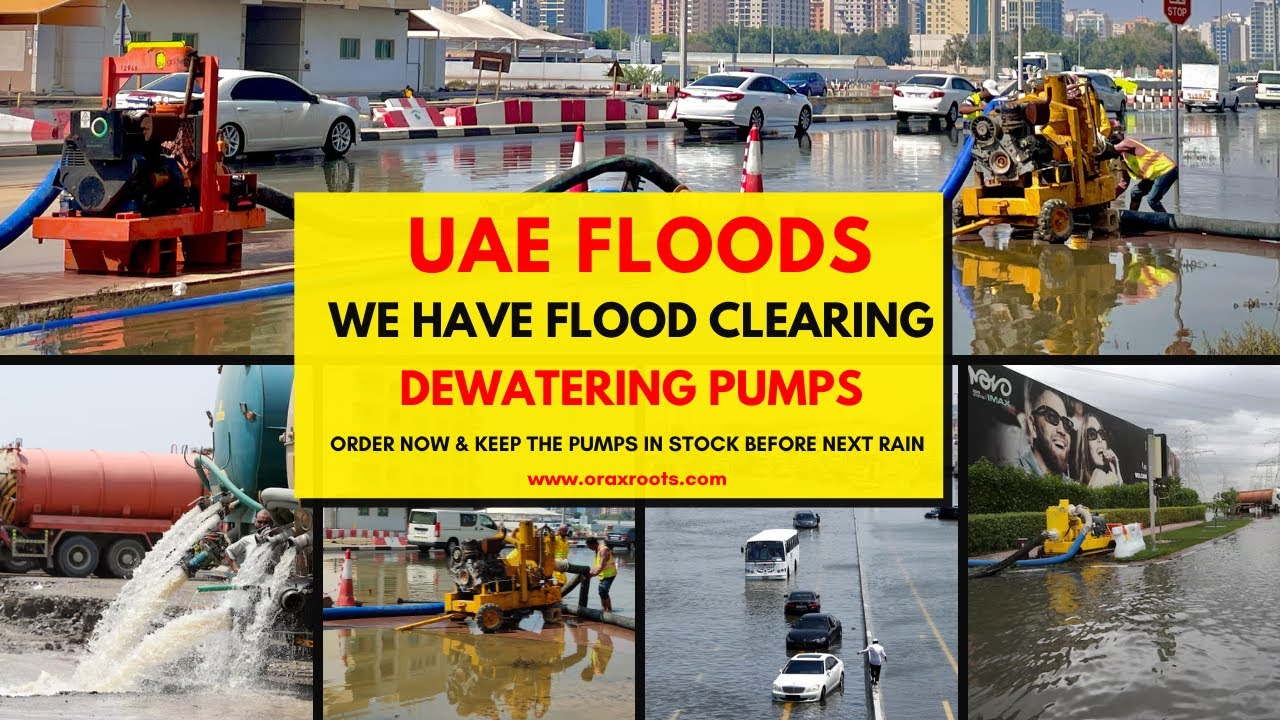 UAE Record Breaking Heavy Rainfall | Floods in Dubai Sharjah Airport ...