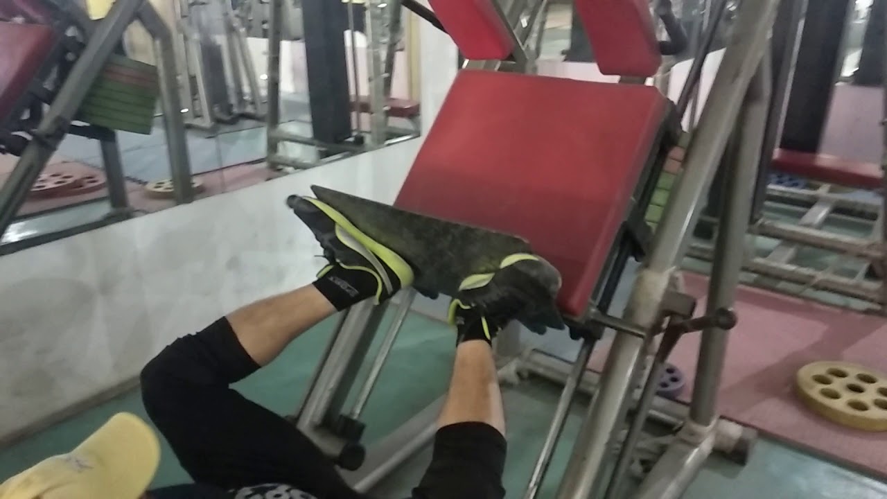 Duck press leg press workout - YouTube