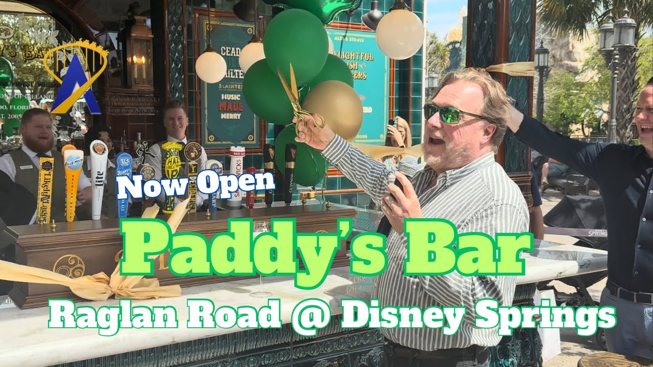 Grand Opening of Paddy’s Bar on Raglan Road at Disney Springs in Walt ...