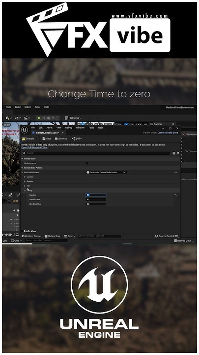 ADDING CAMERA SHAKE IN UNREAL ENGINE | YOUTUBE SHORTS | VFX VIBE - YouTube