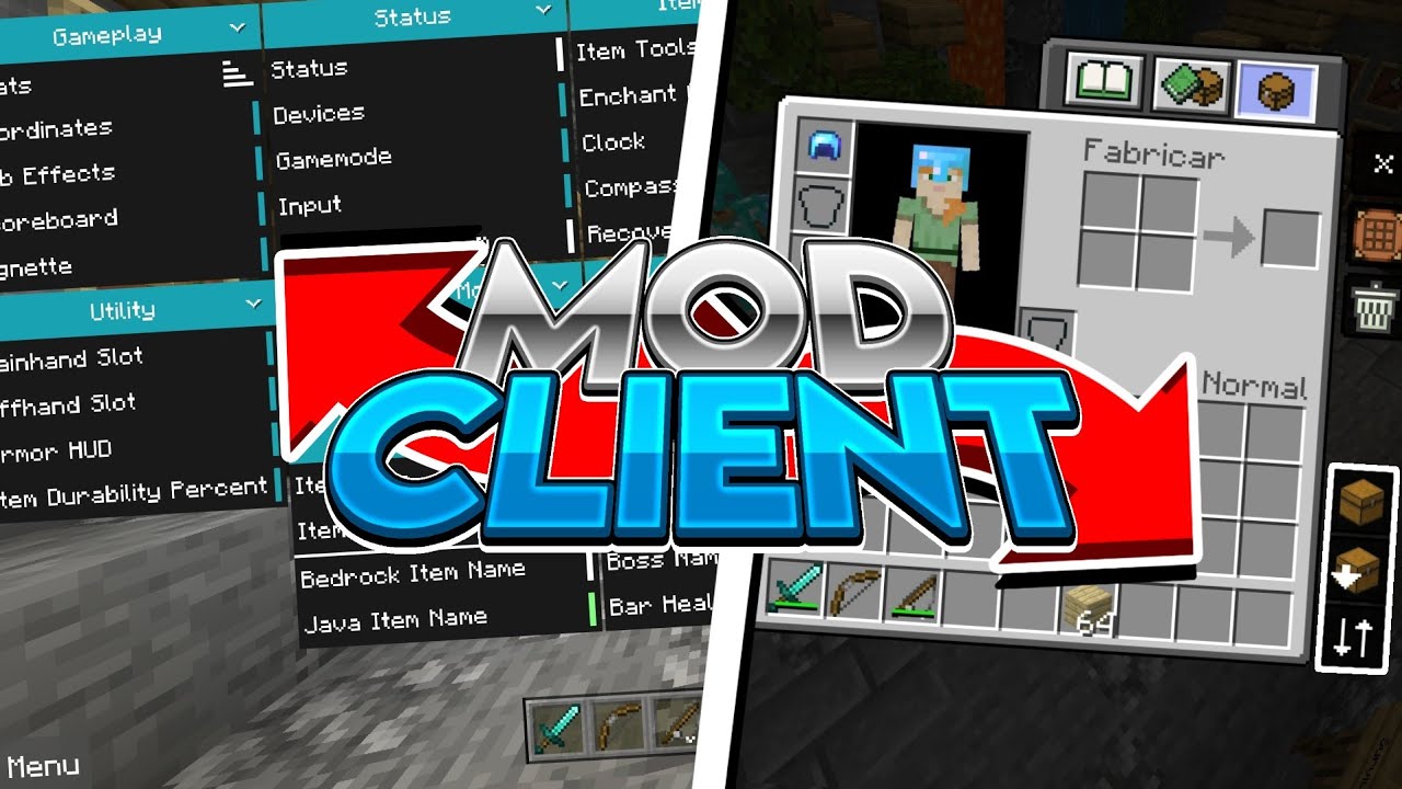 ⭐¡INCREÍBLE CLIENTE CON MODS PARA MINECRAFT BEDROCK 1.19.11 & 1.19.20!🔥 ...