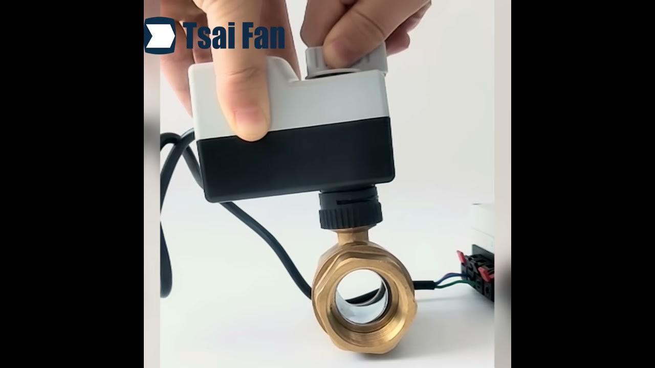 1/2 INCH Electric motorized ballv alve with manual override, DN15 2-way ...