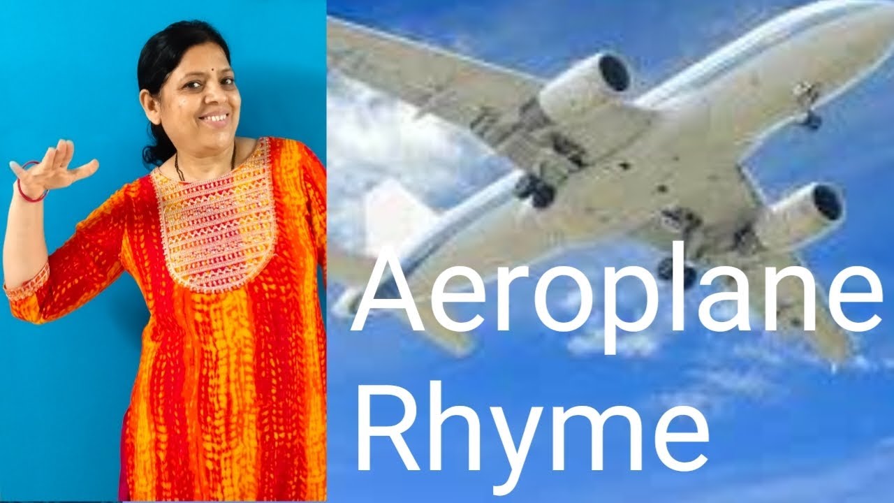 Vehicles : Aeroplane Rhyme for kids. Pre-School Rhyme - YouTube