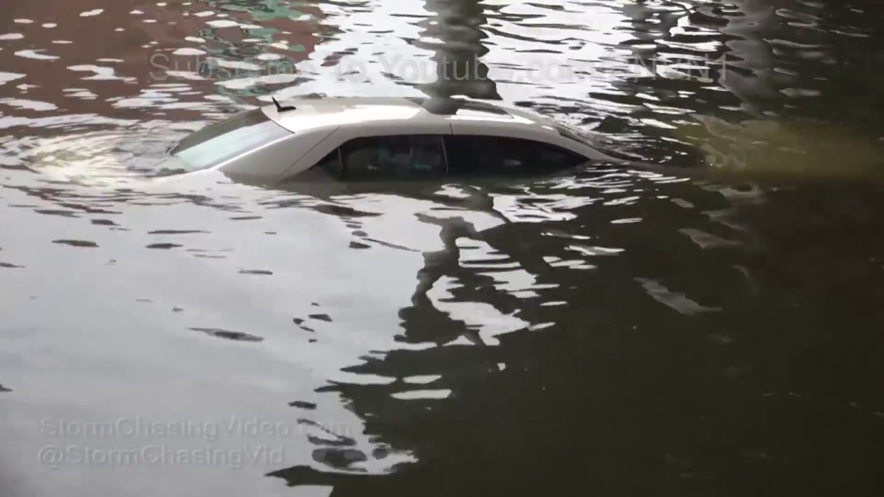 Midtown Houston, TX Epic Flooding - 8/27/2017 - YouTube