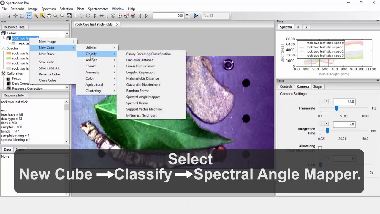 Tutorial - Data analysis using Spectronon software - YouTube