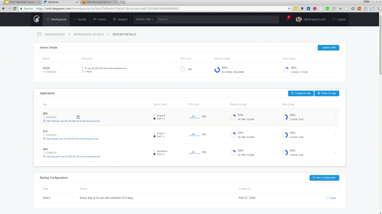 Deploying Drupal on Amazon's AWS with devPanel - YouTube