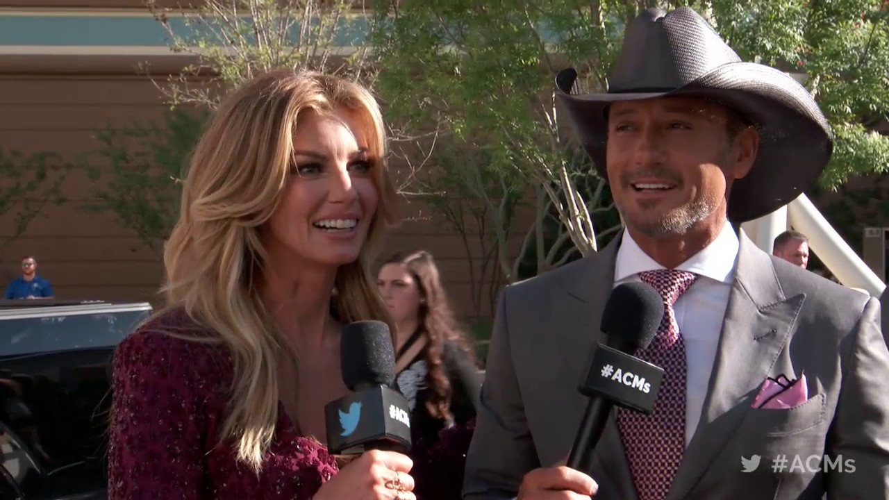 2017 ACM Awards: Tim McGraw and Faith Hill Red Carpet Interview - YouTube