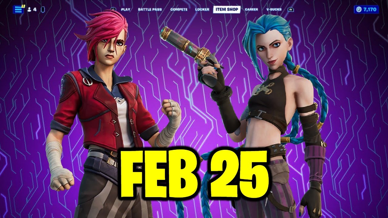 Jinx and Vi Will Return Fortnite Item Shop - YouTube
