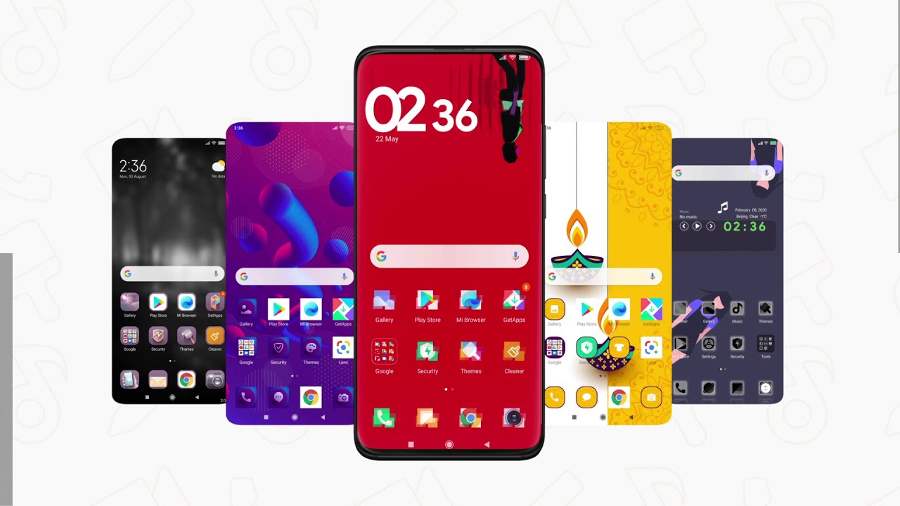 How to change your Xiaomi smartphone default theme? - YouTube