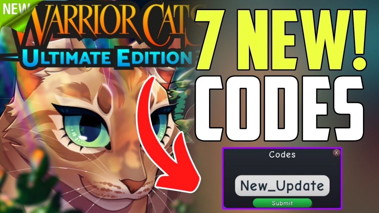 ⚠️SUMMER!! Codes⚠️ WARRIOR CATS CODES 2024 - ROBLOX WARRIOR CATS ...