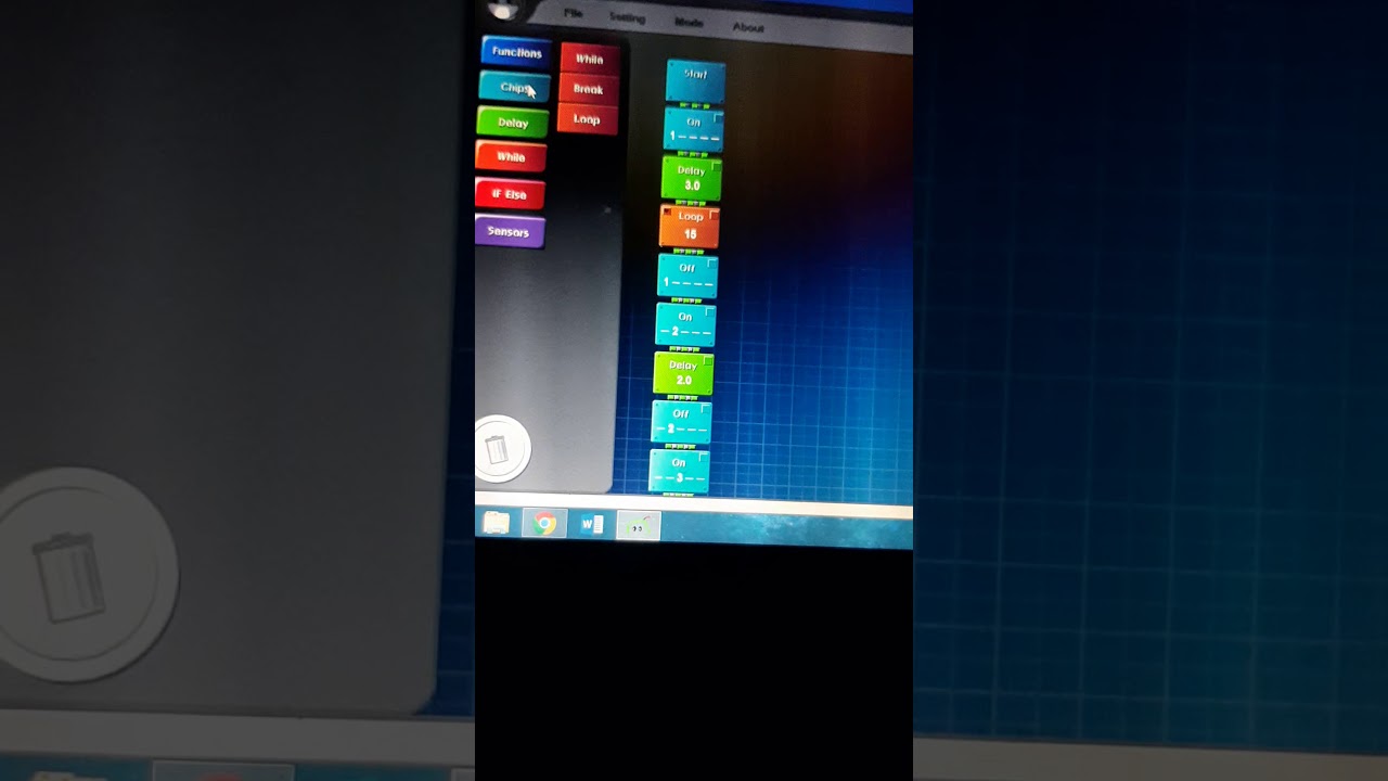 Programación de un semáforo con el sistema de rogic con loop B.E.V ...