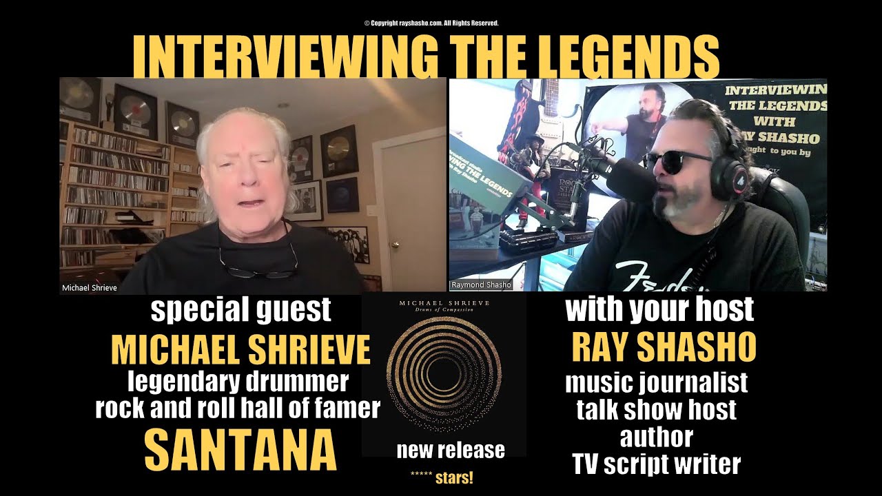Michael Shrieve Legendary Drummer with Santana Exclusive! - YouTube