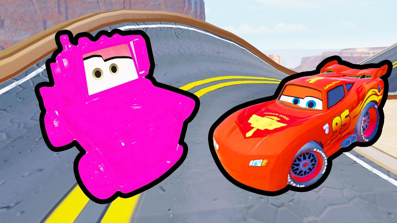 Disney Cars Lightning McQueen Tow Mater Holly Racing Underwater Nursery ...