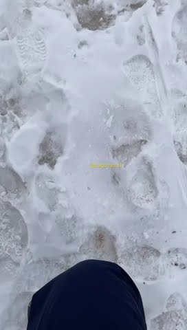 Brincando na neve em câmera lenta #snow - YouTube