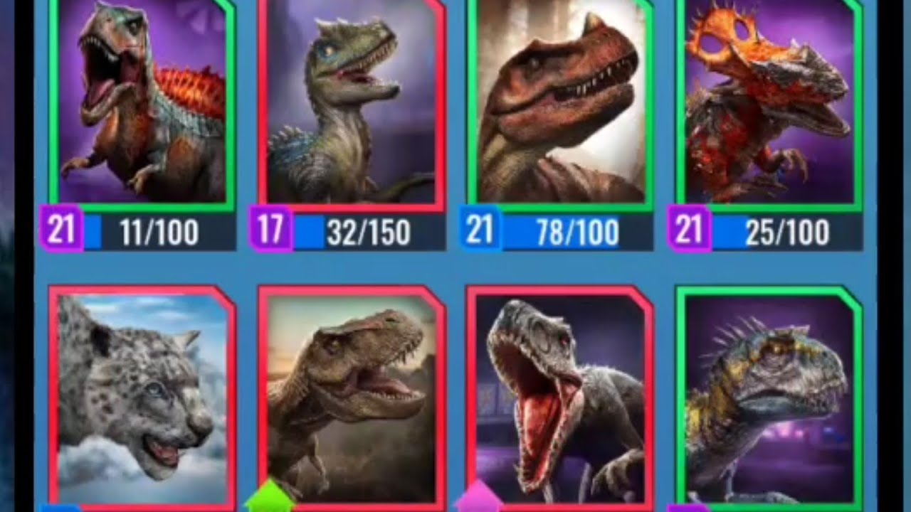 Fighting with the new Team and hybrids |Jurassic World Alive| - YouTube