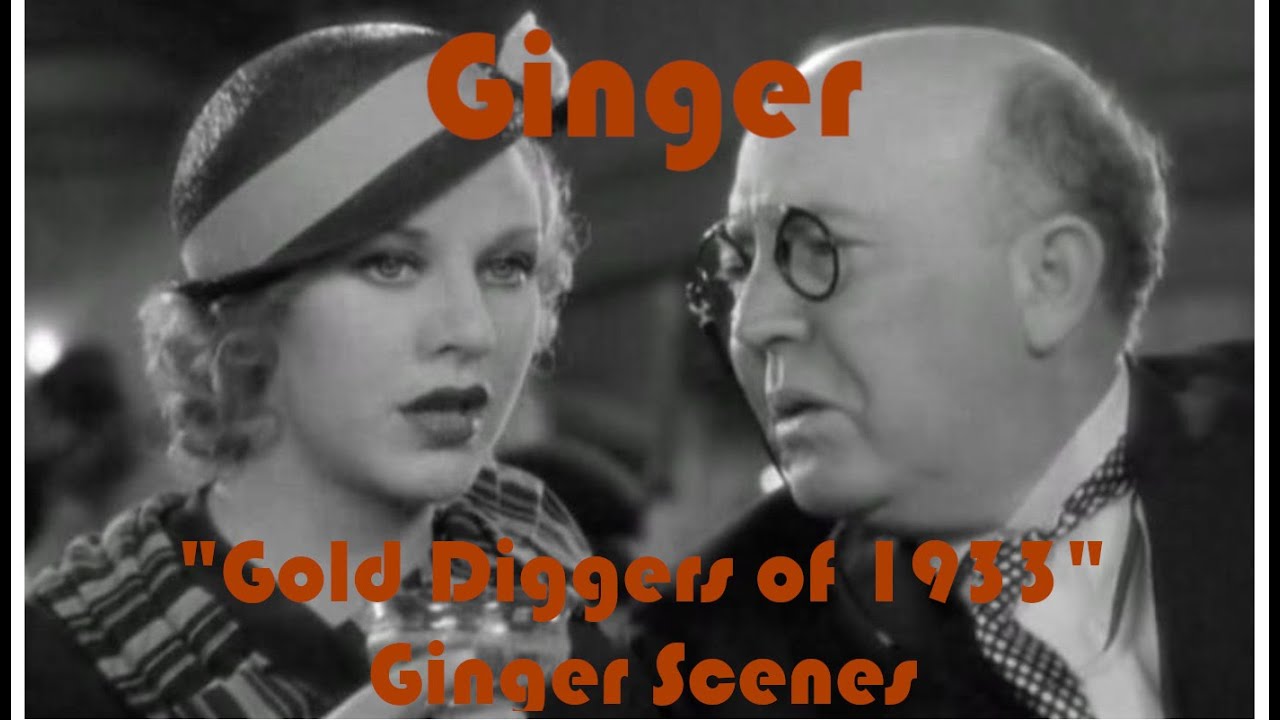 Ginger Rogers "Gold Diggers of 1933" Ginger Scenes - YouTube