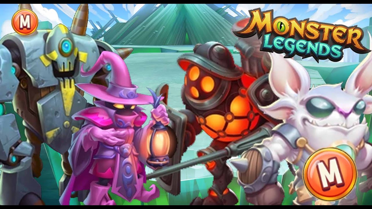 Blazinger, Panion, Hellmut Hoyt and Melteus on Monster Legends - YouTube
