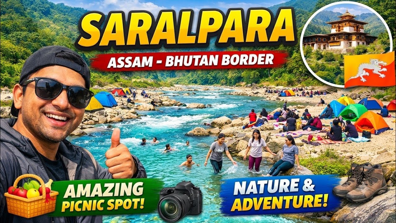 Saralpara Indo Bhutan picnic spot ||Unbelievable view of Nature || 🇮🇳🇧🇹 ...