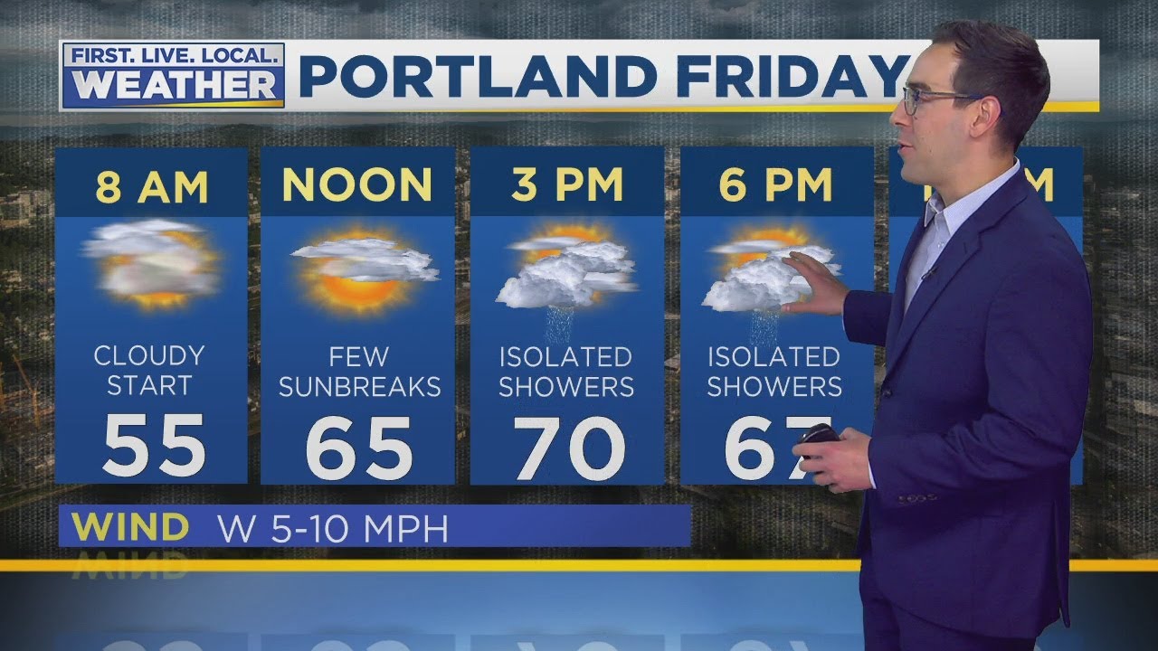 Friday morning FOX 12 weather forecast (6/5) - YouTube