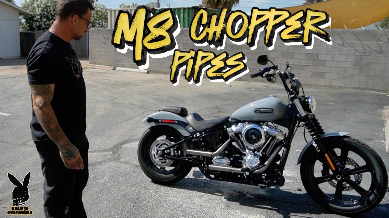 Did We Just Build the Craziest M8 Softail pipes Ever? - YouTube