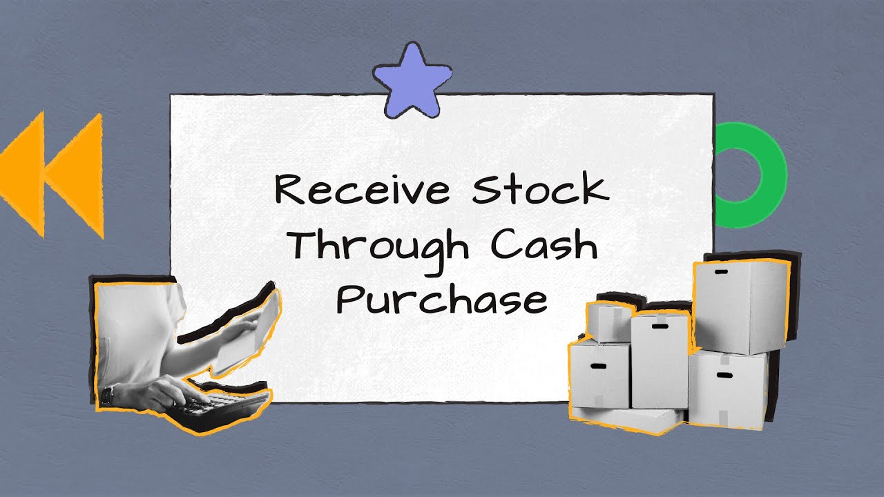 Receive Stock Through Cash Purchase | IM016 | Sapaad Academy - YouTube