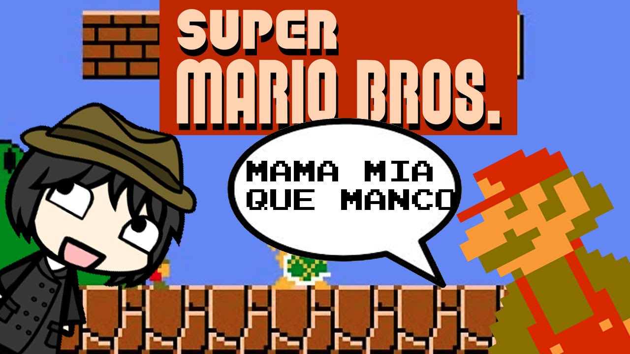 Super Mario Bros (NES) Cagandola como un pocho - YouTube
