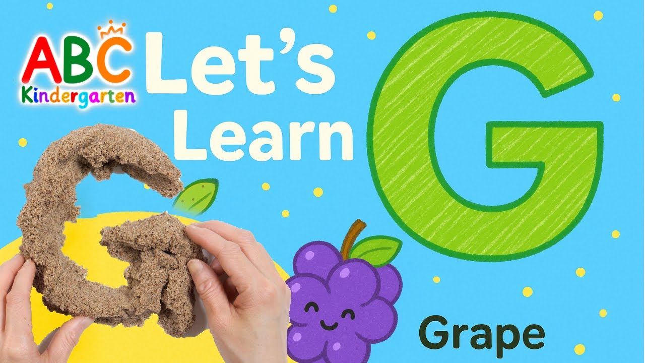 Learn the alphabet G easily | Kindergarten homeschooling with mom | ABC ...