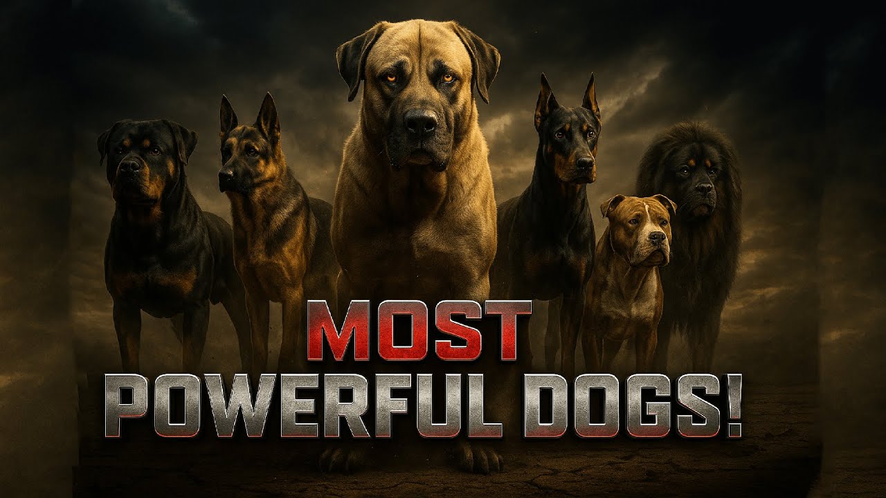 🐾 15 Most Powerful Dogs in the World 🔥 | Strongest & Most Fearless Dog ...