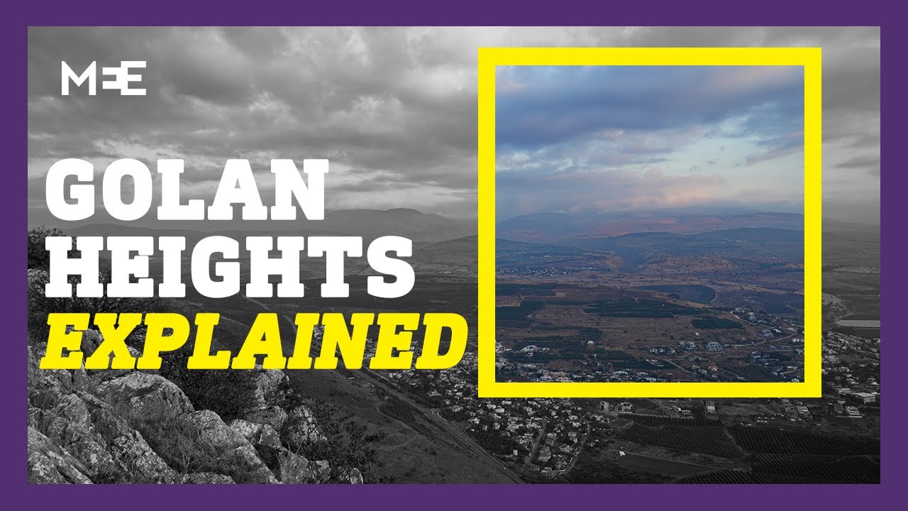What is the Golan Heights? | MEE Explains - YouTube