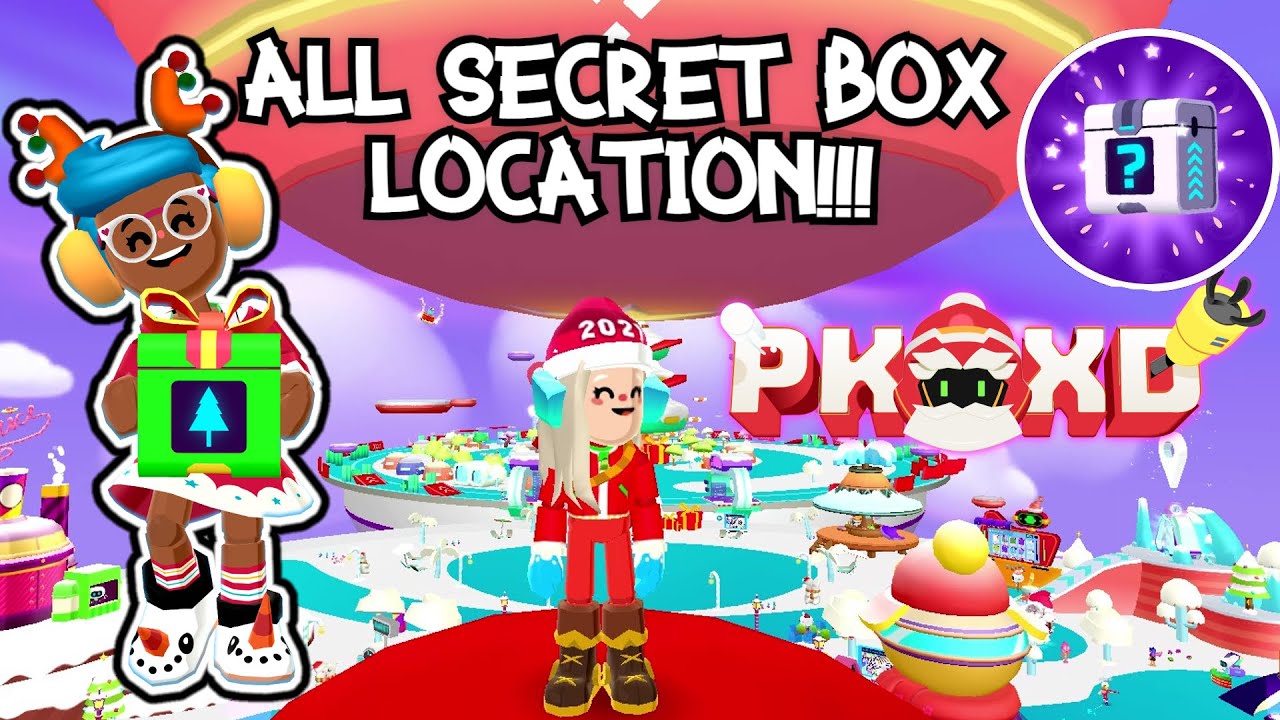 ALL SECRET BOX LOCATION IN PK XD CHRISTMAS?!!! - YouTube