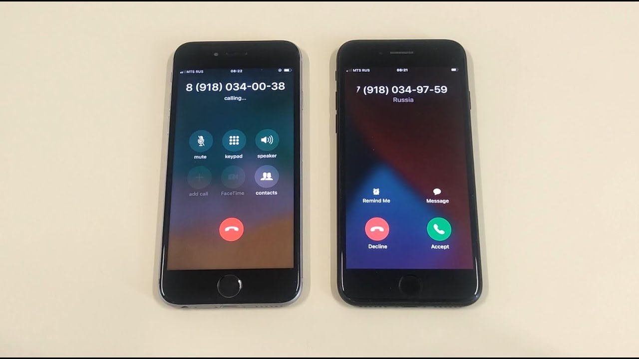 Incoming call & Outgoing call at the Same Time iPhone 6+7 - YouTube