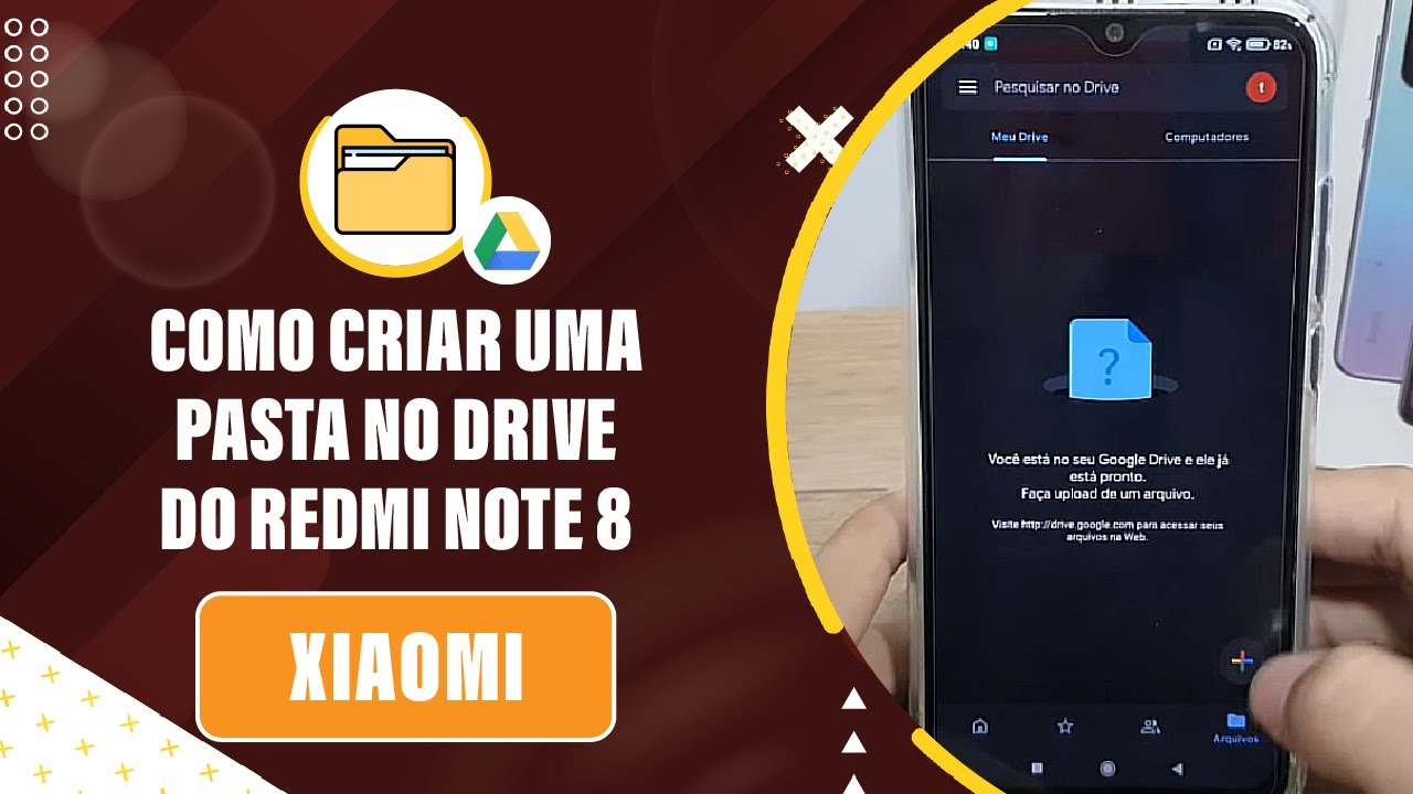 Como criar uma pasta no drive do Redmi Note 8 - Passo a passo - YouTube