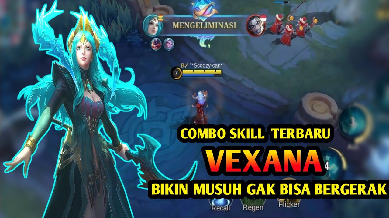 VEXANA REVAMP!Combo Skill Vexana,Build terbaru &Tersakit Vexana,Cara ...