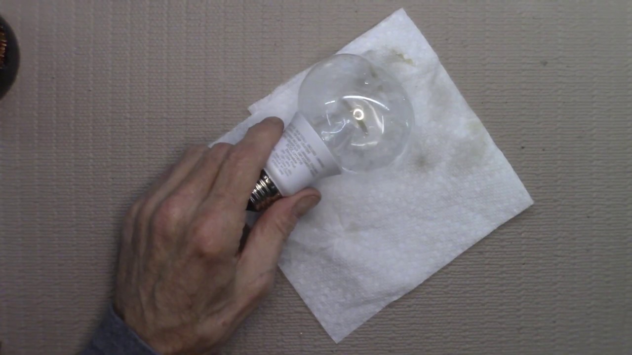 Release Water From Led Bulb - YouTube