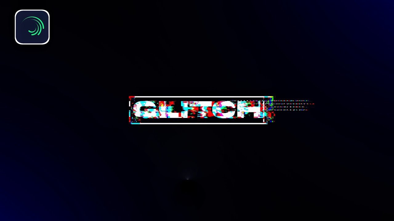 How To Make Distorted Glitch Text Animation In Alight Motion - Tutorial ...
