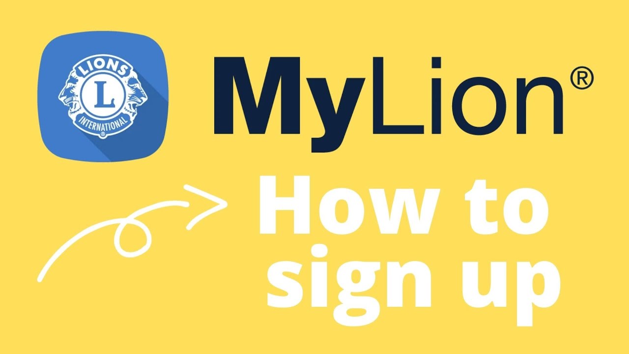 Sign up MyLion - YouTube