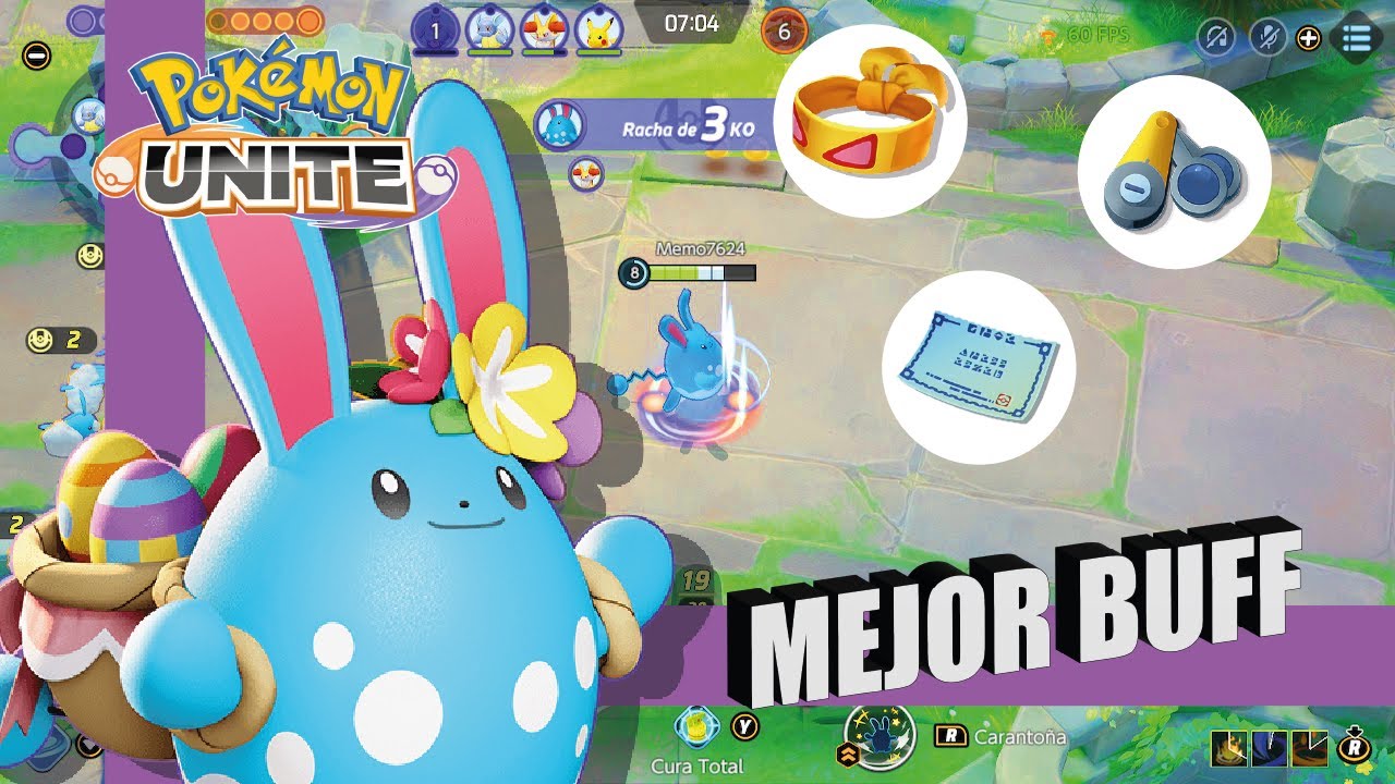 Esta es la Build Definitiva de Azumarill en Pokémon Unite | Gameplay ...