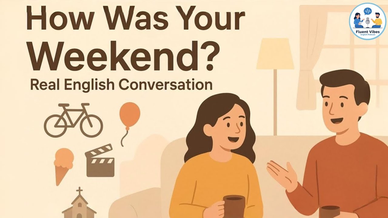 How to Talk About Your Weekend in English | Real Conversation Practice ...
