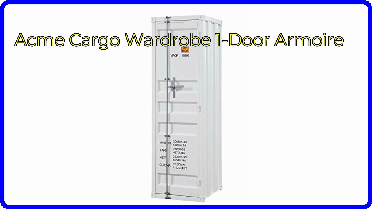 REVIEW (2026): Acme Cargo Wardrobe 1-Door Armoire. ESSENTIAL details ...