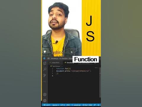 Function Define in Javascript - YouTube