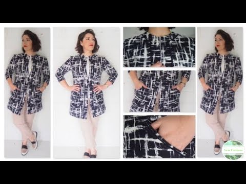 The Making of a Spring Coatigan with Piping and Concealed Welt Pockets ...