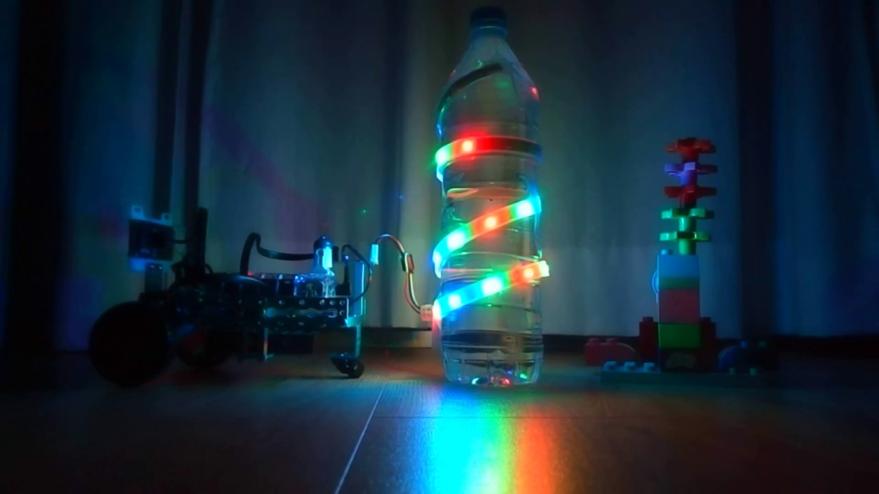 mBot Ranger (Makeblock): Led RGB strip tree!!! - YouTube