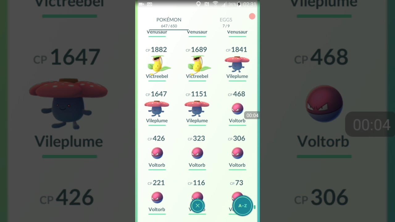 EVOLUTION VILEPLUME - YouTube