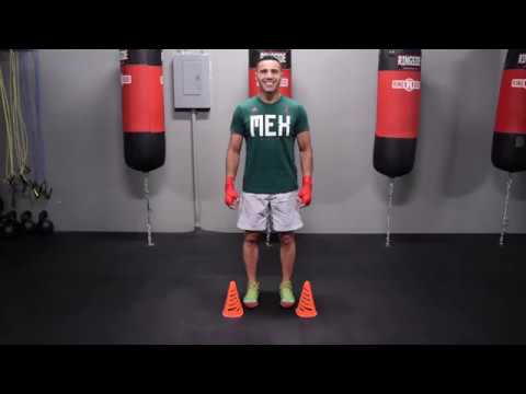 Boxing Basics #4 - Footwork Cone Drill - YouTube