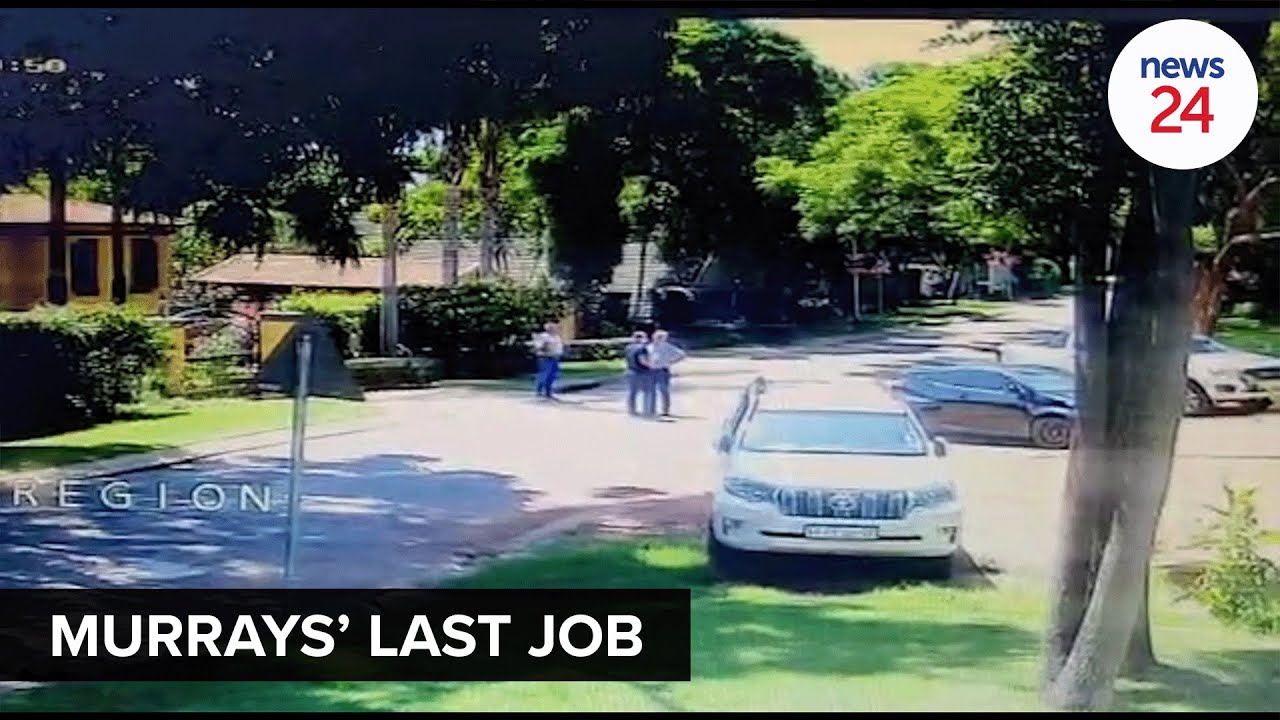 WATCH | CCTV footage shows Cloete and Thomas Murray securing property in Waterkloof - YouTube