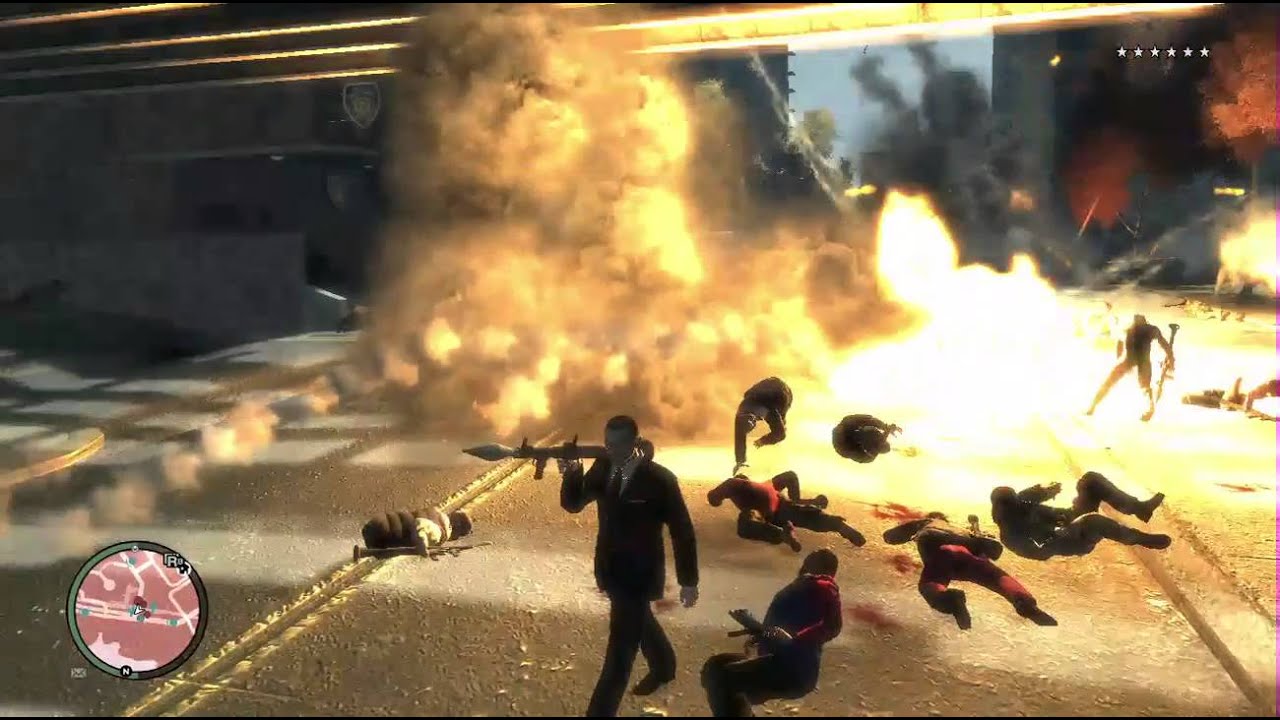 gta iv explosion zone!!! - YouTube