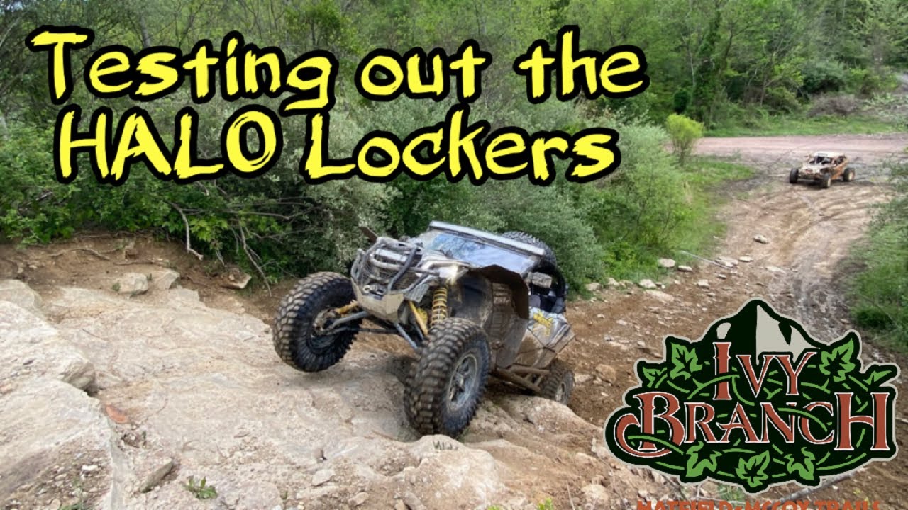 Testing the Halo Lockers at the Hatfield McCoy Ivy Branch Trail System ...