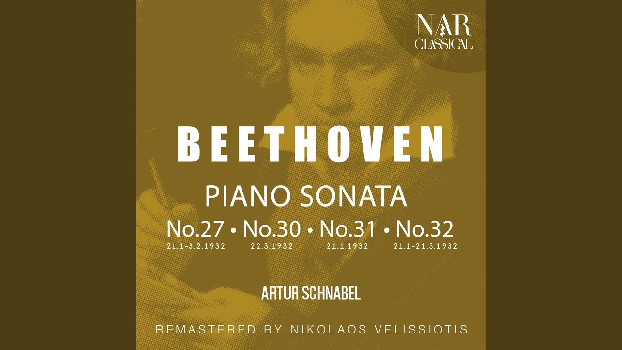 Piano Sonata No.30 in E Major, Op.109, ILB 191: I. Vivace ma non troppo ...